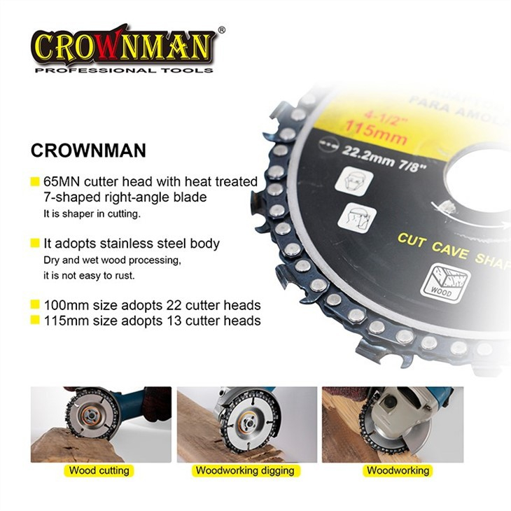 Wood Carving Disc For Angle Grinder