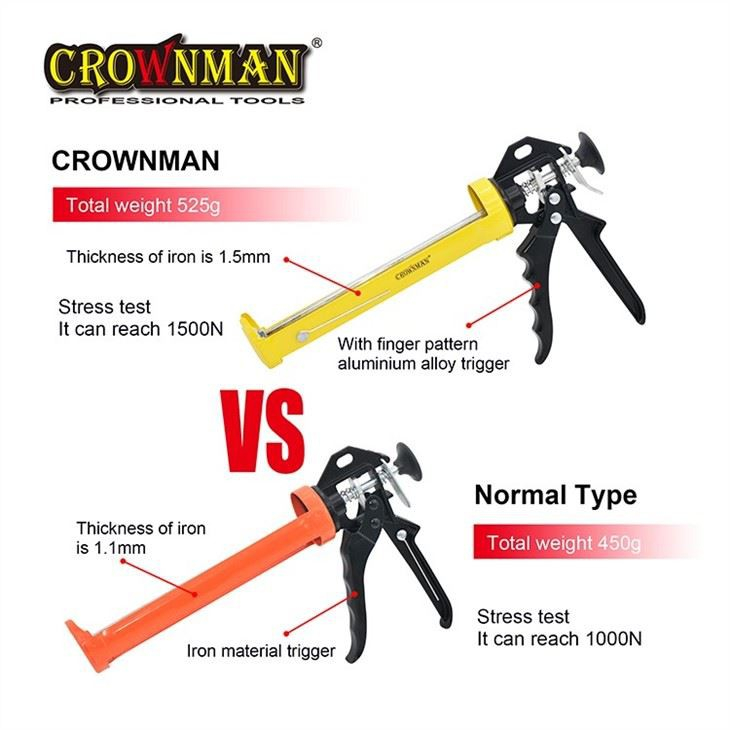 CROWNMAN Heavy Duty Caulking Gun