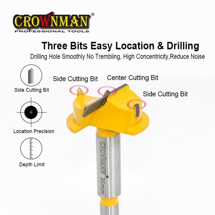 Alloy Steel Forstner Drill Bit For Concealed Hinge