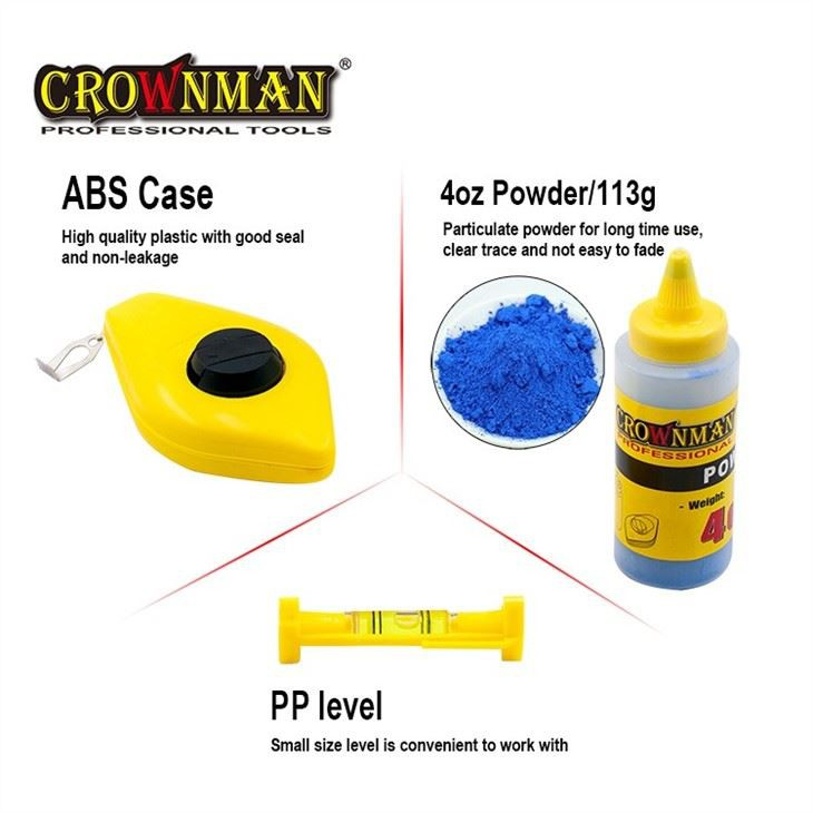 3PCS Chalk Line Reel Set